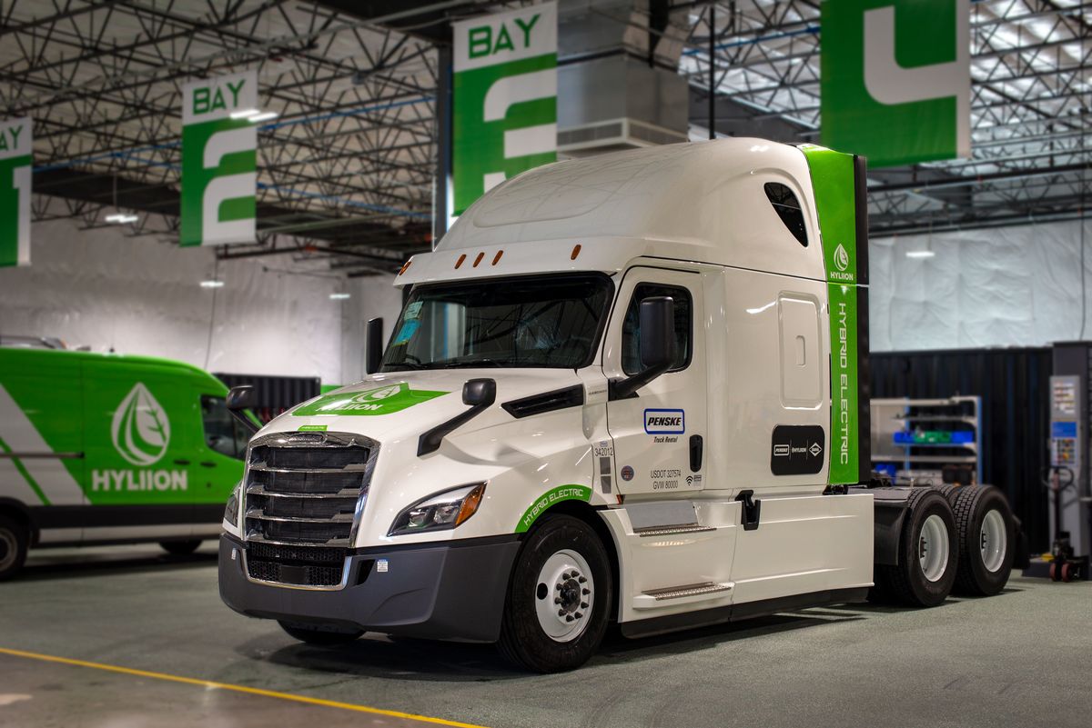 Hyliion Delivers First of Three Hybrid Class 8 Vehicles to Penske Truck ...